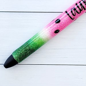 Watermelon Pen| Watermelon Glitter Pen| Personalized Pen| Glitter Pen ...