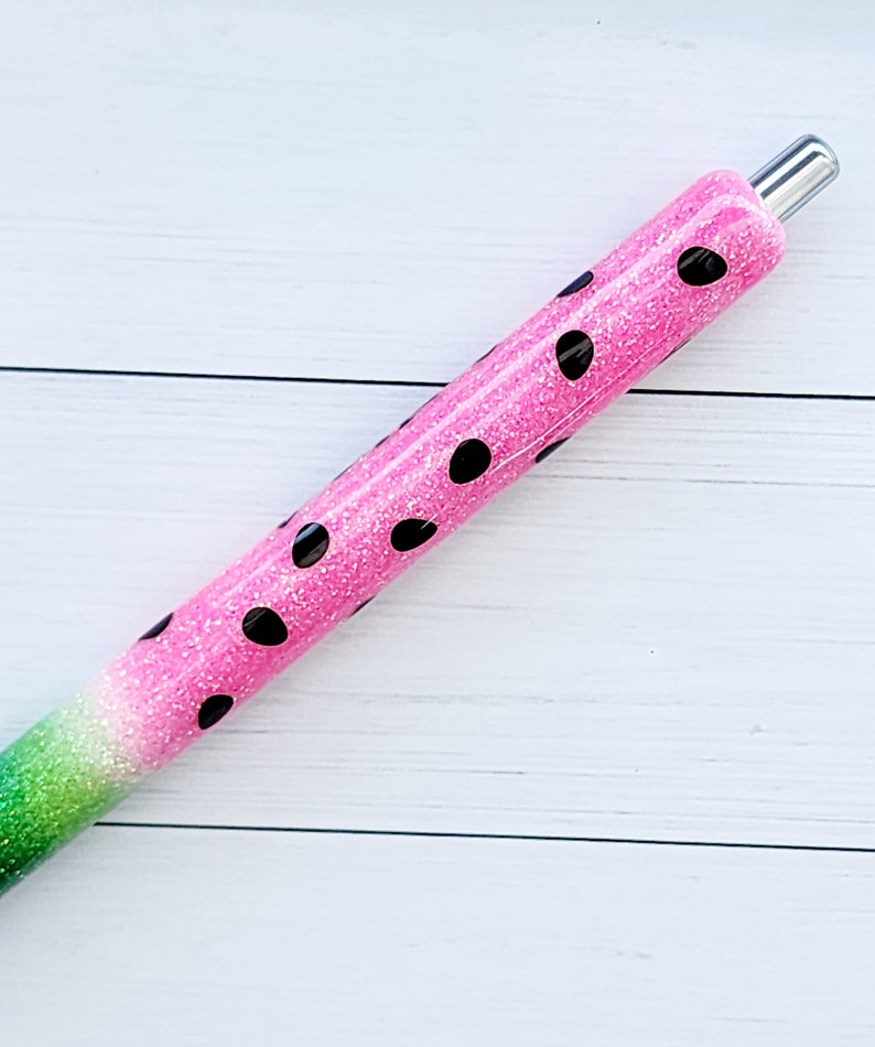 Watermelon Pen| Watermelon Glitter Pen| Personalized Pen| Glitter Pen ...