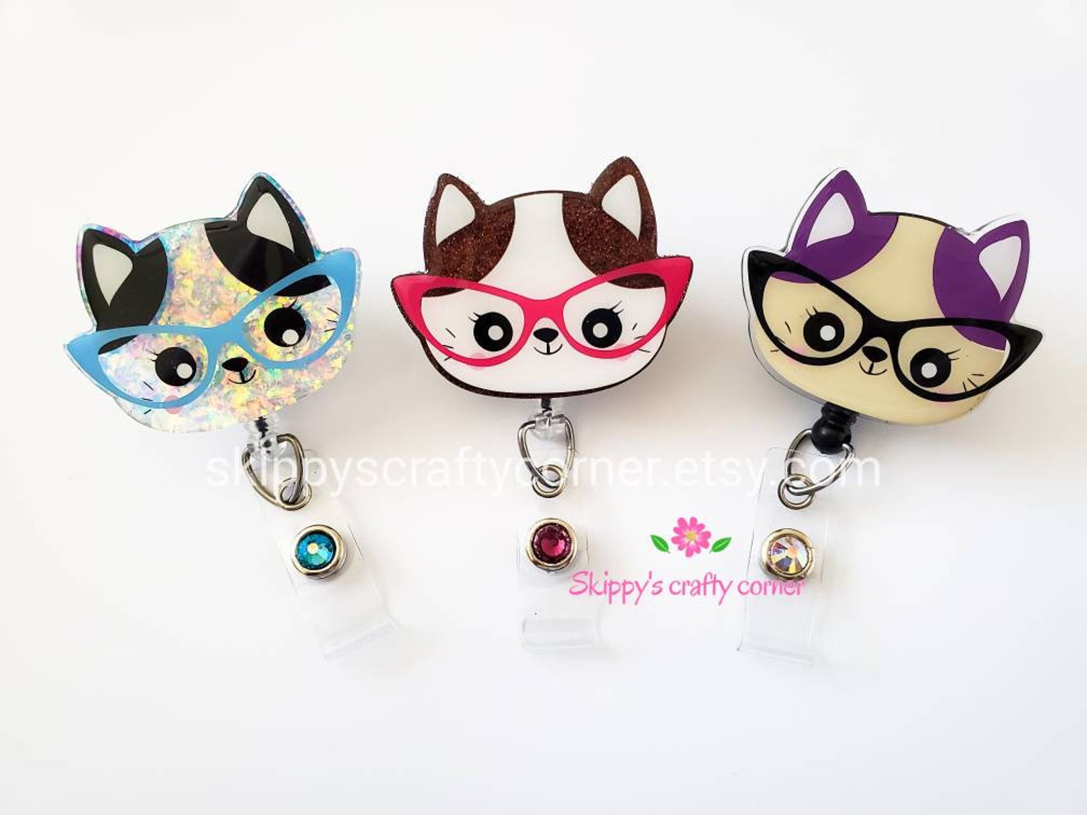Cat Badge Reel| Medical Badge| Animal Badge Reel| Badge Reel| Badge ...