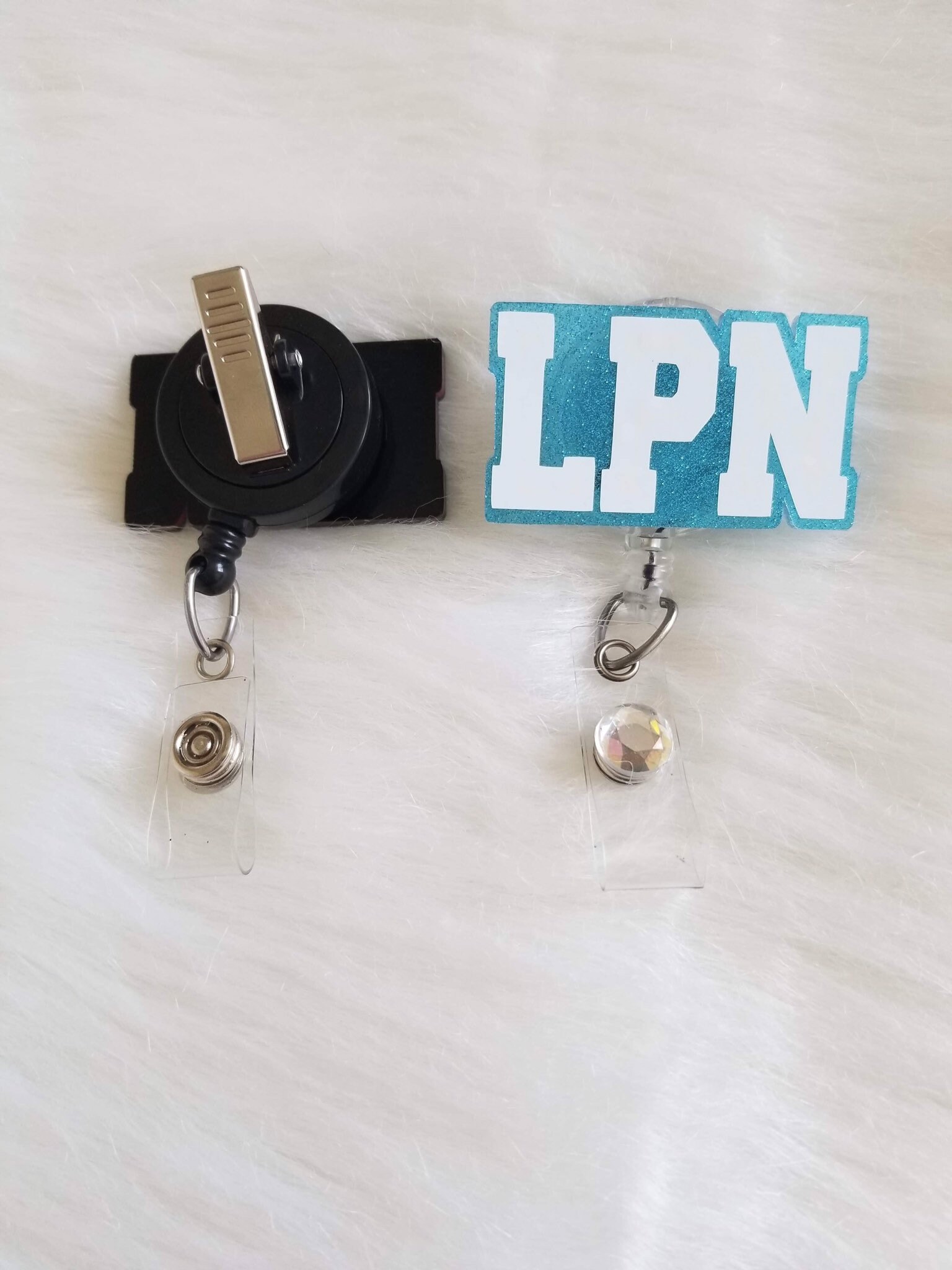 LPN badge reel Lpn badge holder ID Holder Medical Badge | Etsy
