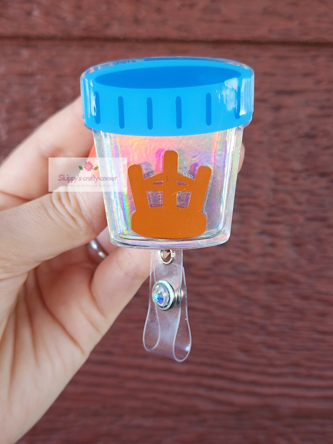 Stool Sample Shaker Badge Reel Nurse Badge Reel Lab Tech Badge Reel ...
