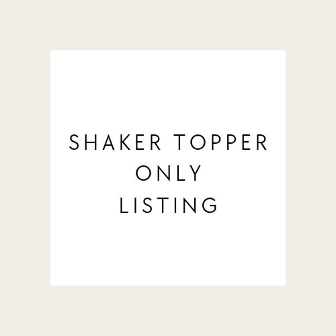 TOPPER ONLY| Read Description - Etsy