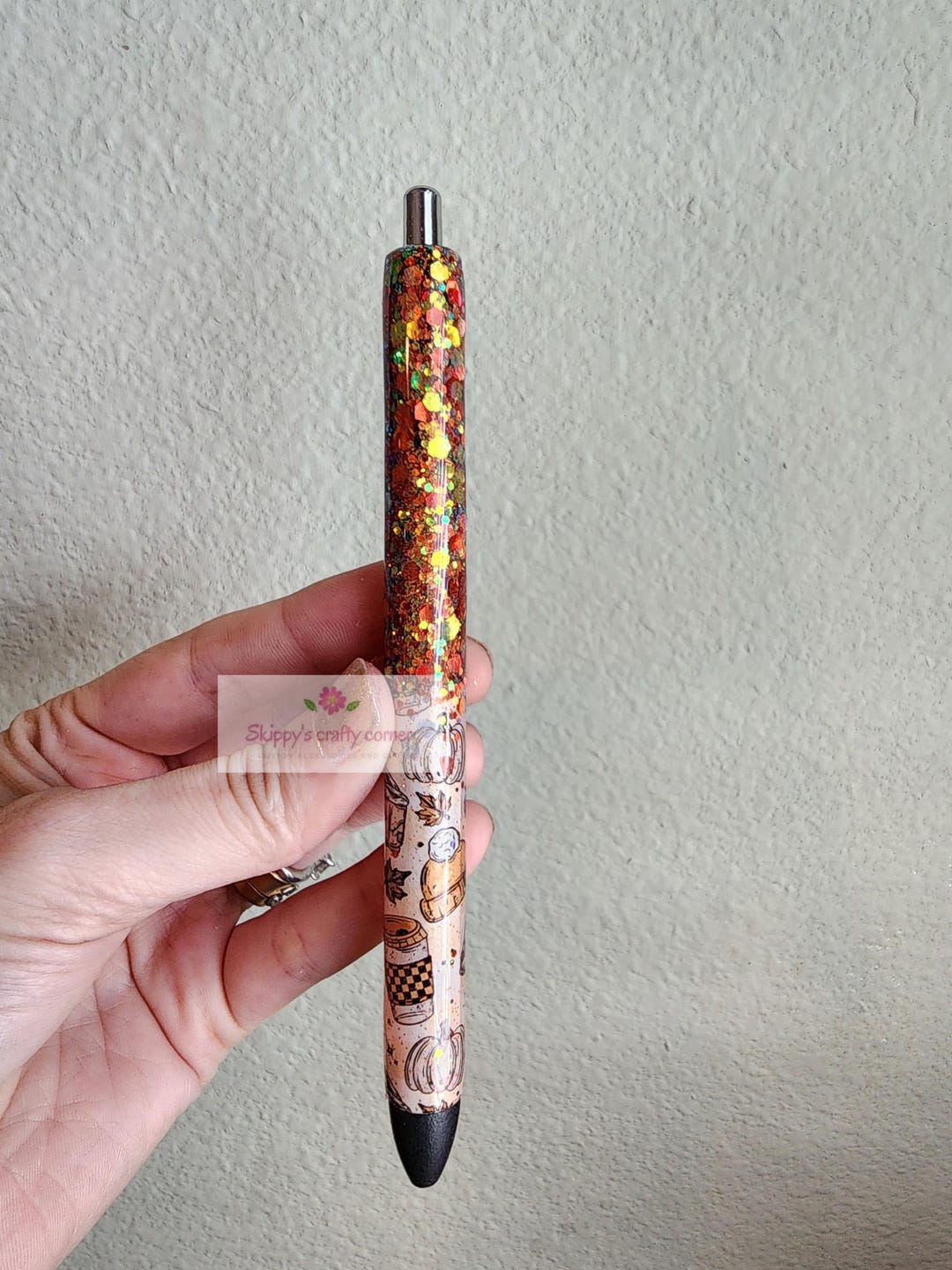 Cozy Girl Fall Glitter Pen| Glitter Pen| Fall Pen| Personalized Glitter ...
