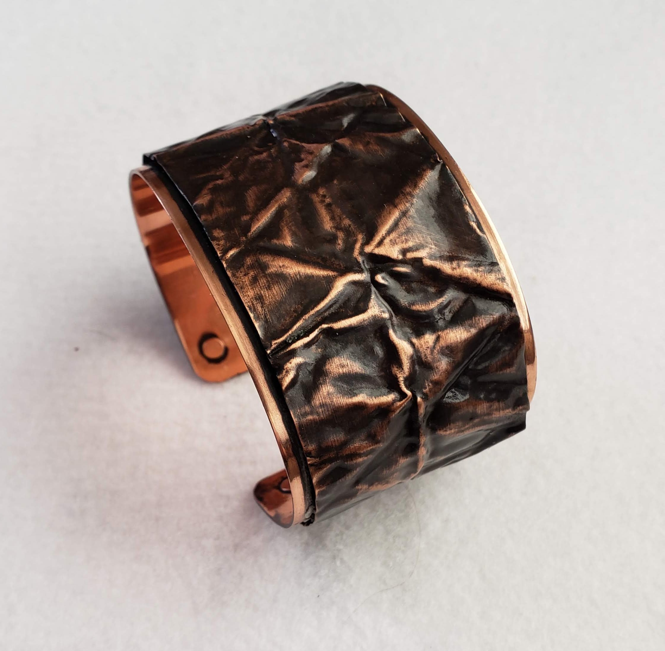 Copper Form-folded Layered Cuff Bracelet - Etsy