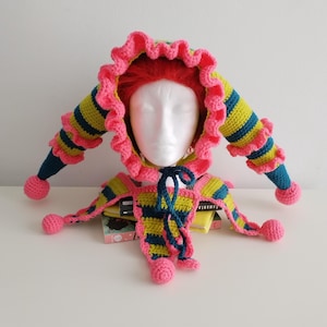 Custom Crochet Jester Set (READ DESCRIPTION) - Etsy
