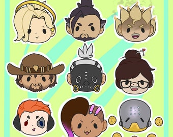 Mei Overwatch Stickers - Etsy