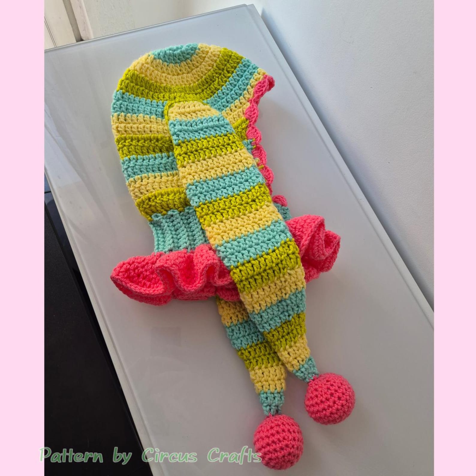 Crochet Jester Balaclava PDF Pattern - Etsy