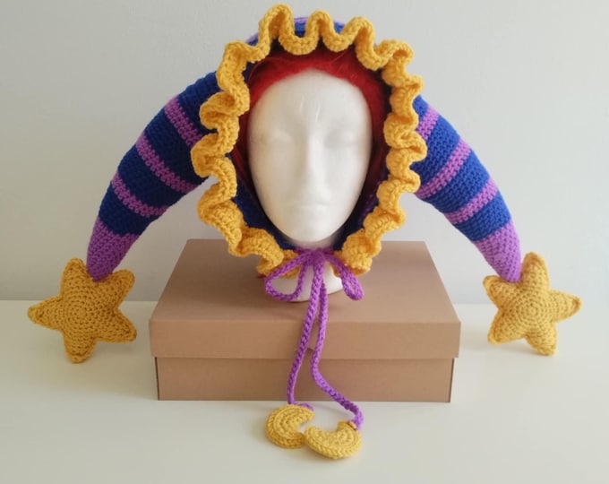 Crochet Milky Way Jester Hat - Etsy