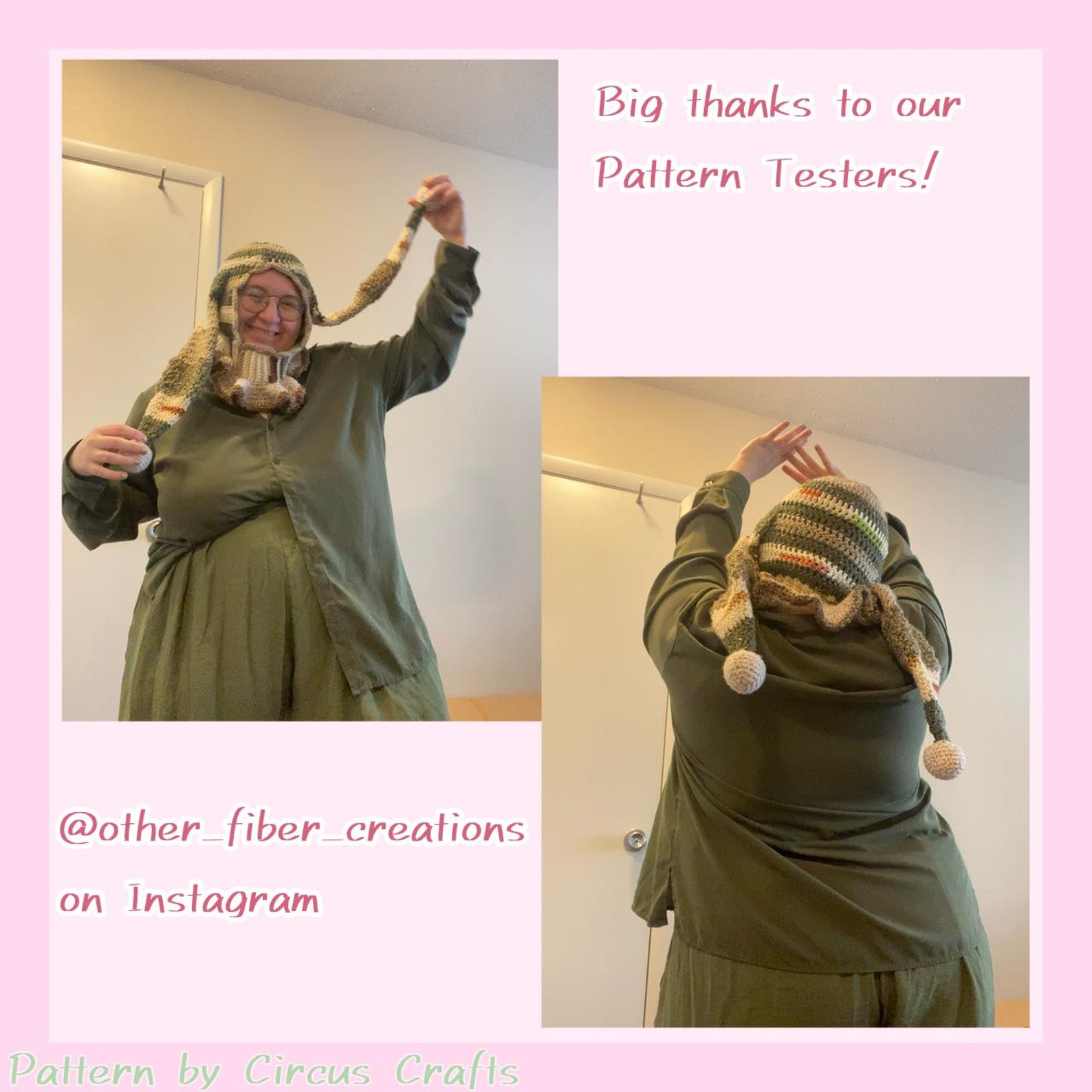 Crochet Jester Balaclava PDF Pattern - Etsy