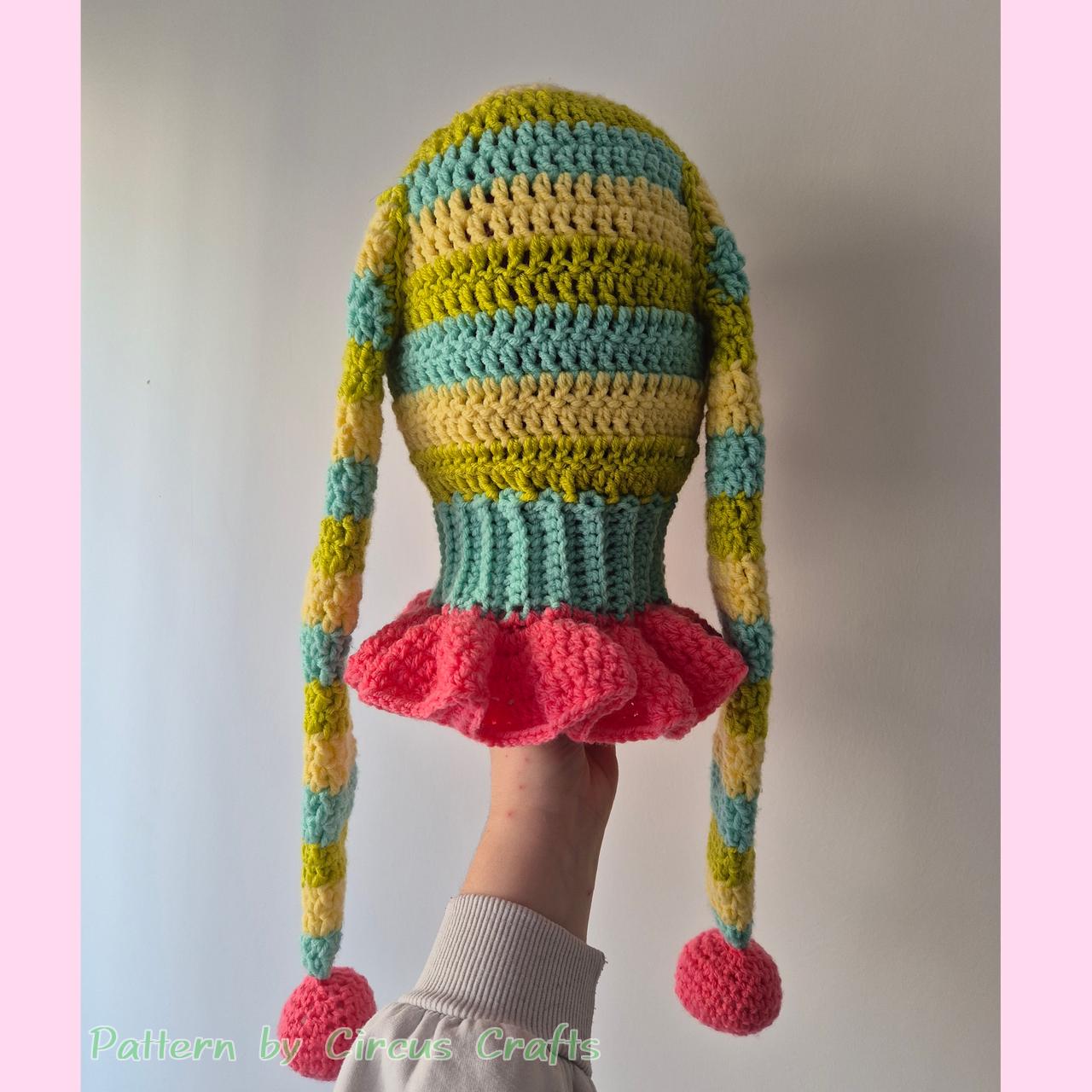 Crochet Jester Balaclava PDF Pattern - Etsy