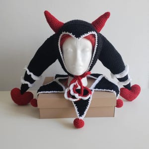 Custom Crochet Jester Set READ DESCRIPTION - Etsy