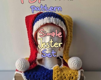 Crochet Fruit Punch Jester Set - Etsy