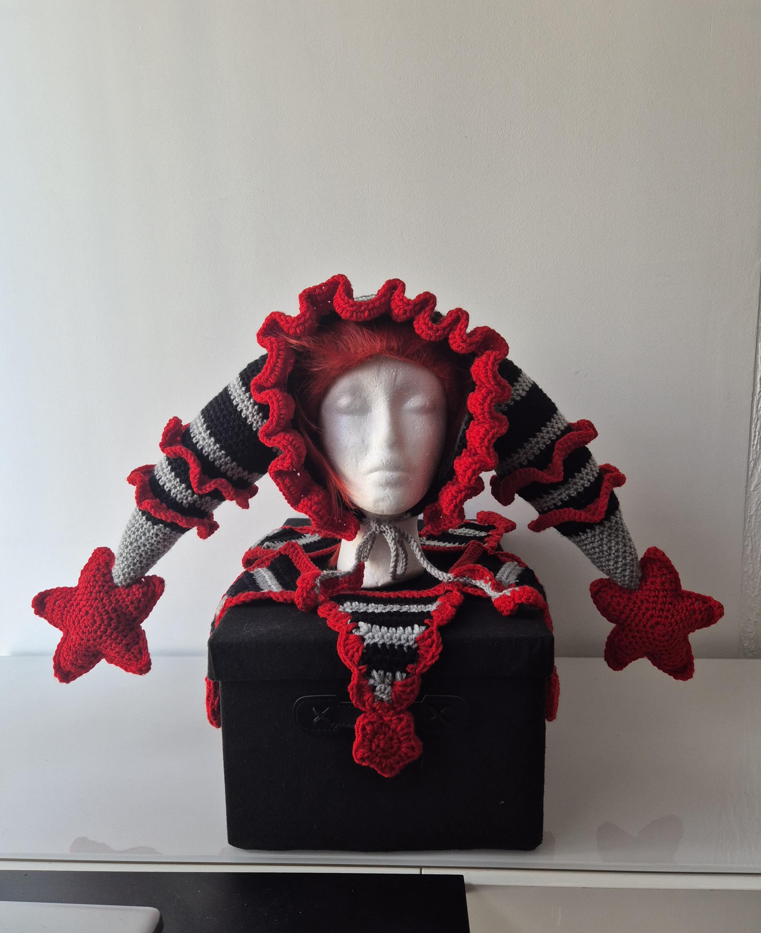 Custom Crochet Jester Set (READ DESCRIPTION) - Etsy