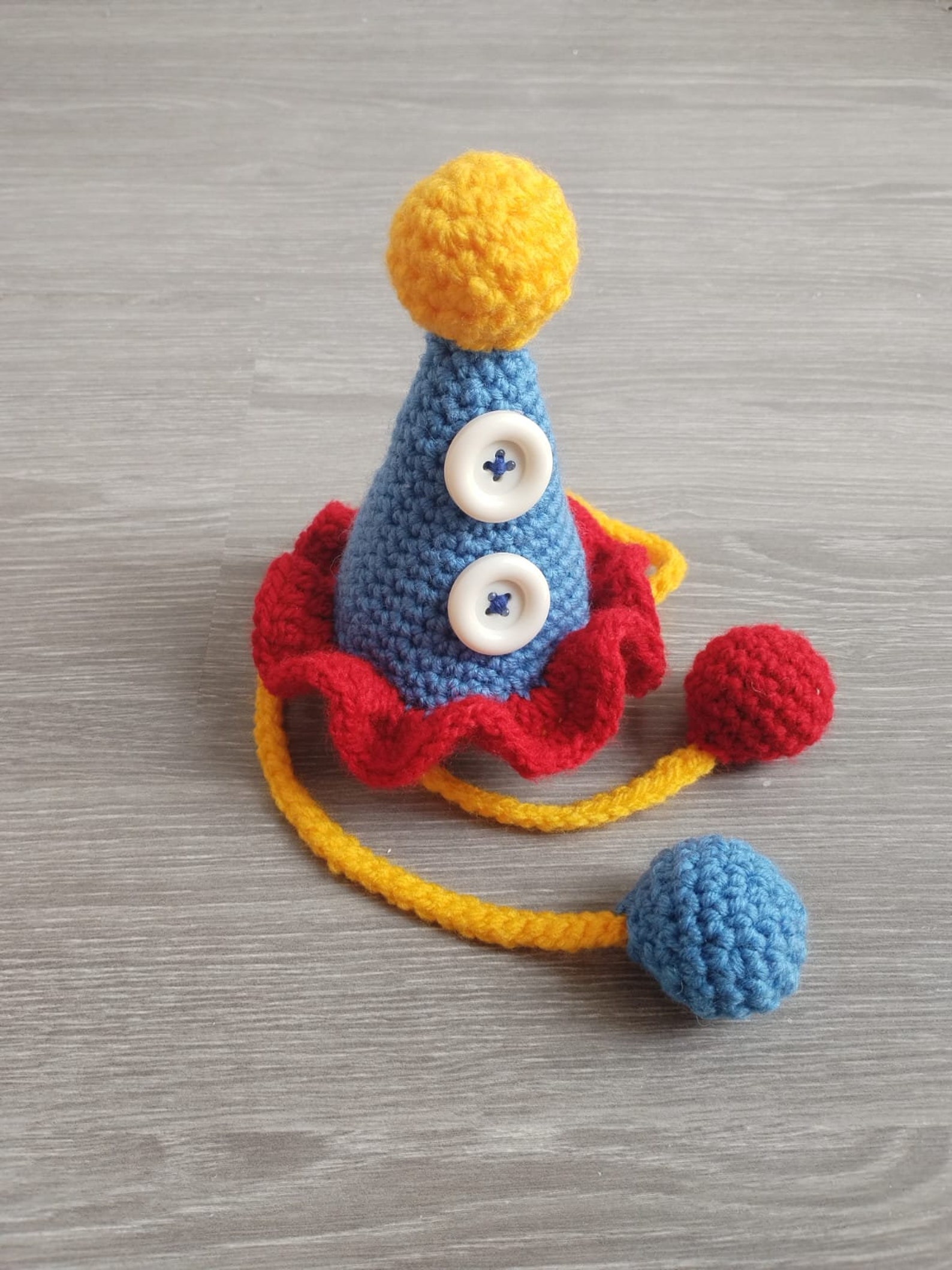 Crochet Funhouse Clown Set - Etsy