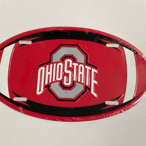 Ohio State Buckeyes Football Team Metal Aluminum Embossed License Plate ...