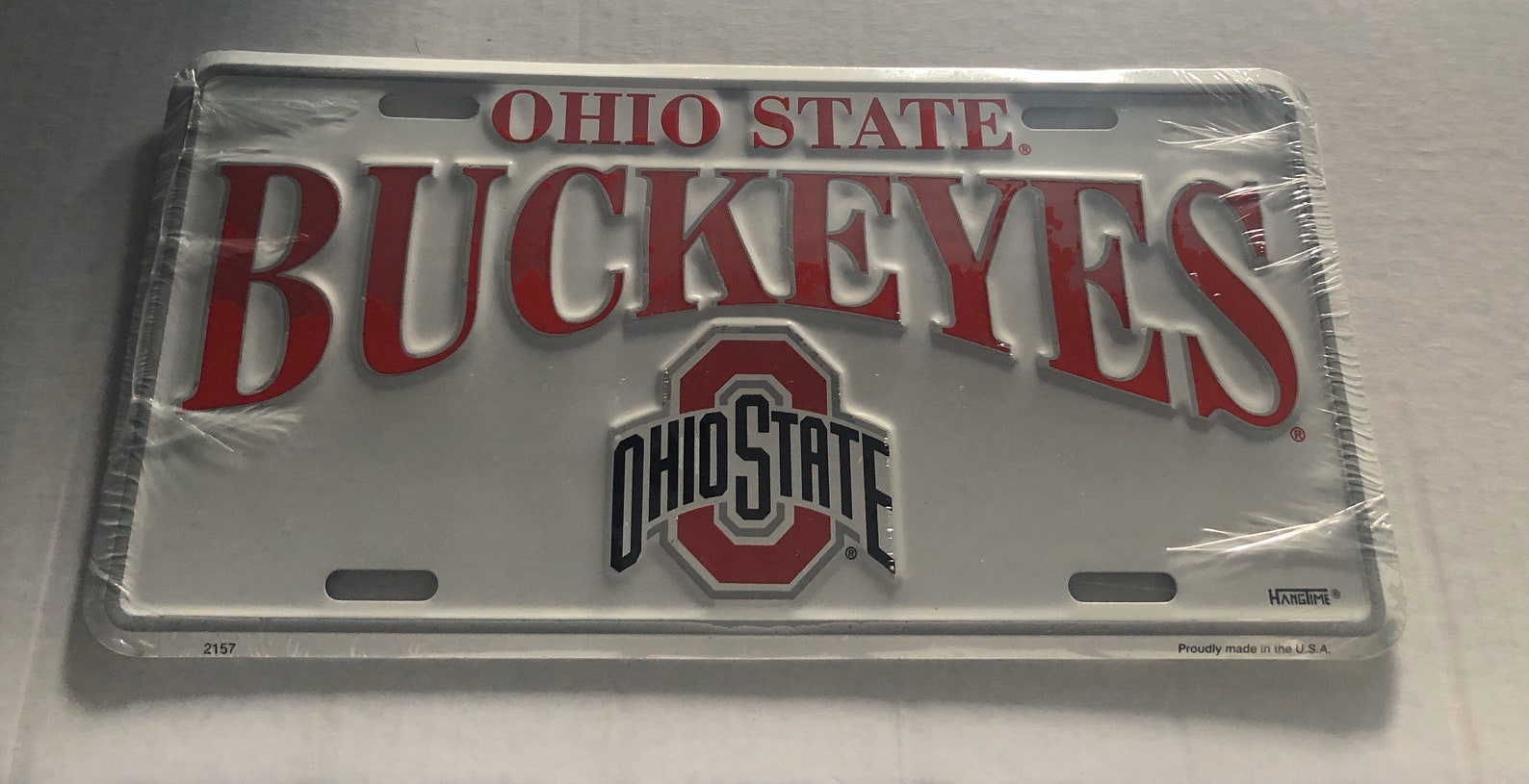 Ohio State Buckeyes Football Team Metal Aluminum Embossed License Plate ...