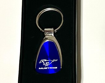 Ford Mustang Logo Keychain - Etsy