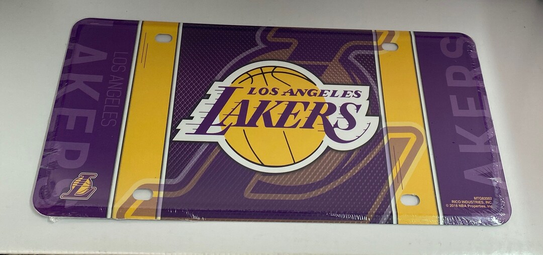 Los Angeles Lakers Basketball Metal Aluminum License Plate - Etsy