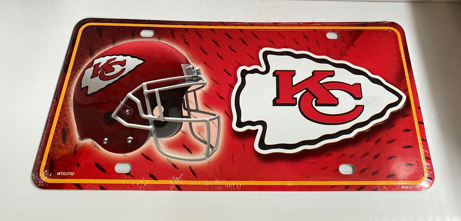 Kansas City Chiefs Football Metal Aluminum License Plate - Etsy