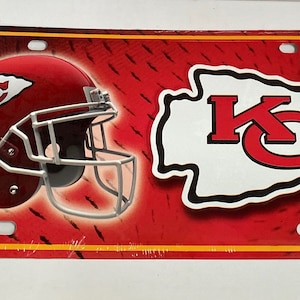 Kansas City Chiefs Football Metal Aluminum License Plate - Etsy