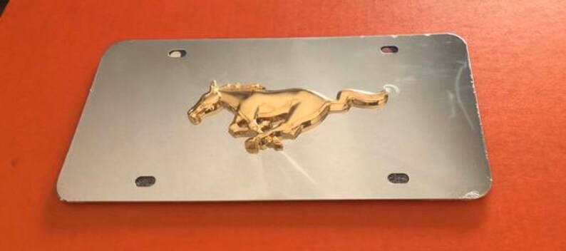 Mustang 3D Chrome Finish Logo Stainless MINI or Aluminum - Etsy