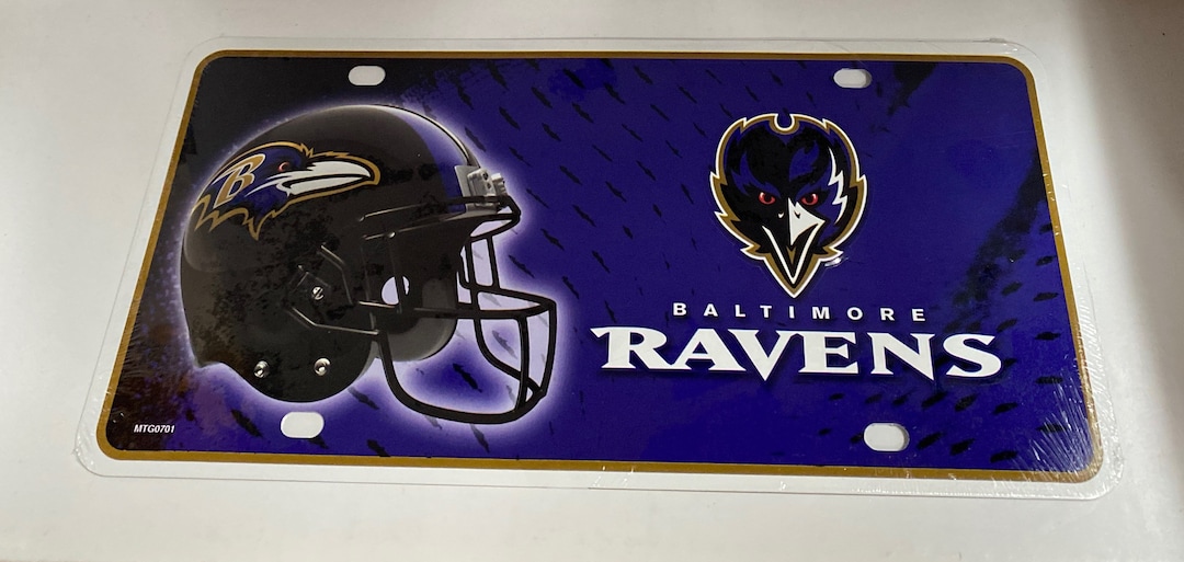 Ravens Metal Aluminum License Plate - Etsy