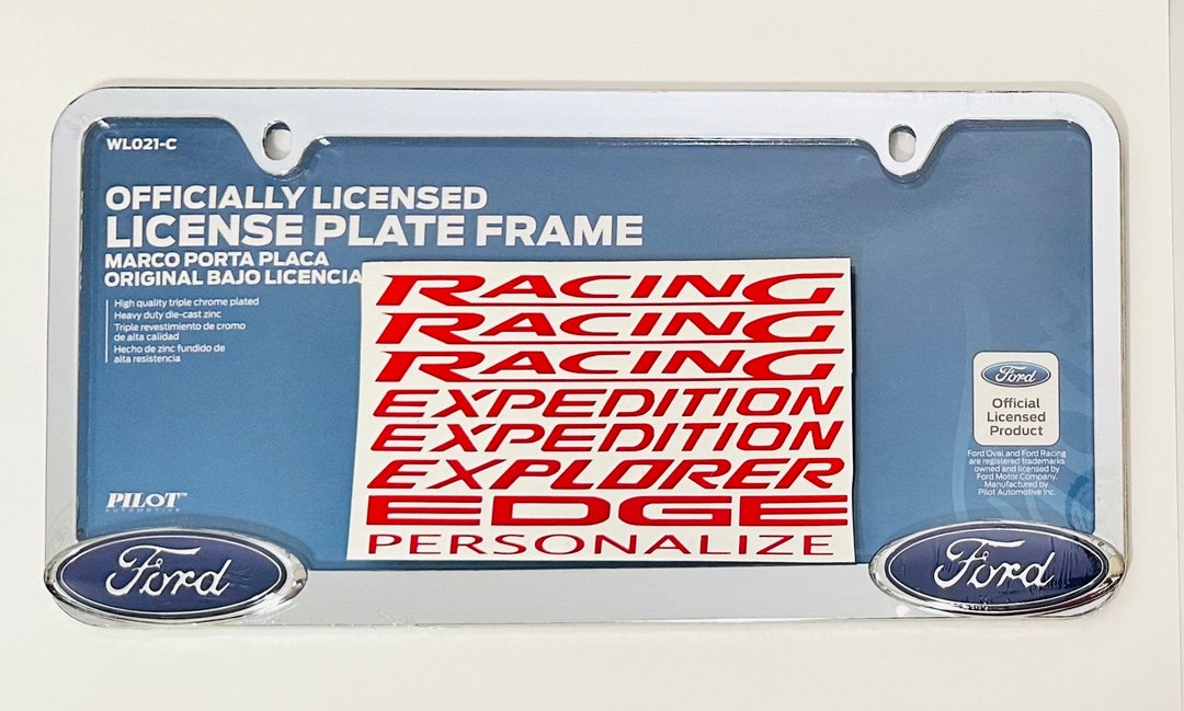 Ford Chrome License Plate Frame: US & Canada Fit - Etsy