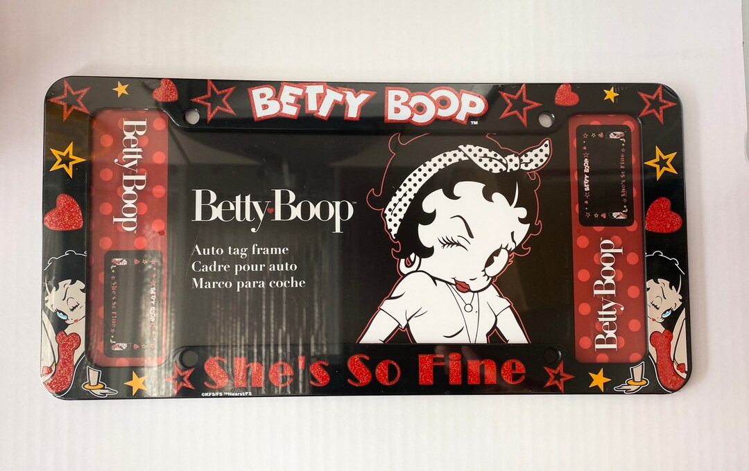 Betty Boop, Minnie Mouse License Plate Frame Universal Size Fits Car ...