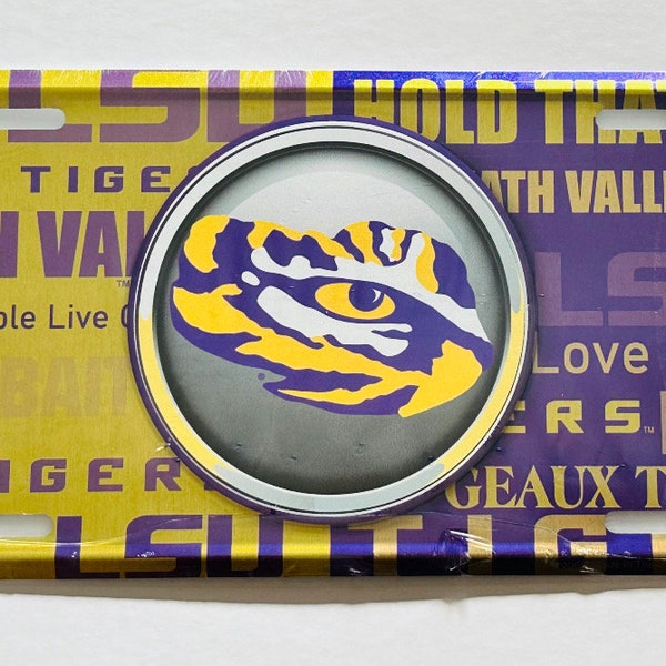Lsu License Plate - Etsy