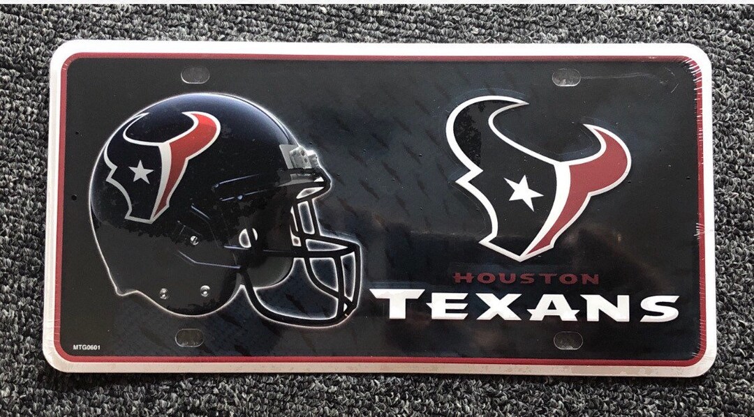 Houston Texans NFL Teams Football License Plates Metal Aluminum License ...