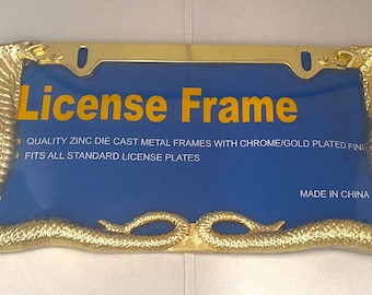 Tooth License Plate Frame - Etsy