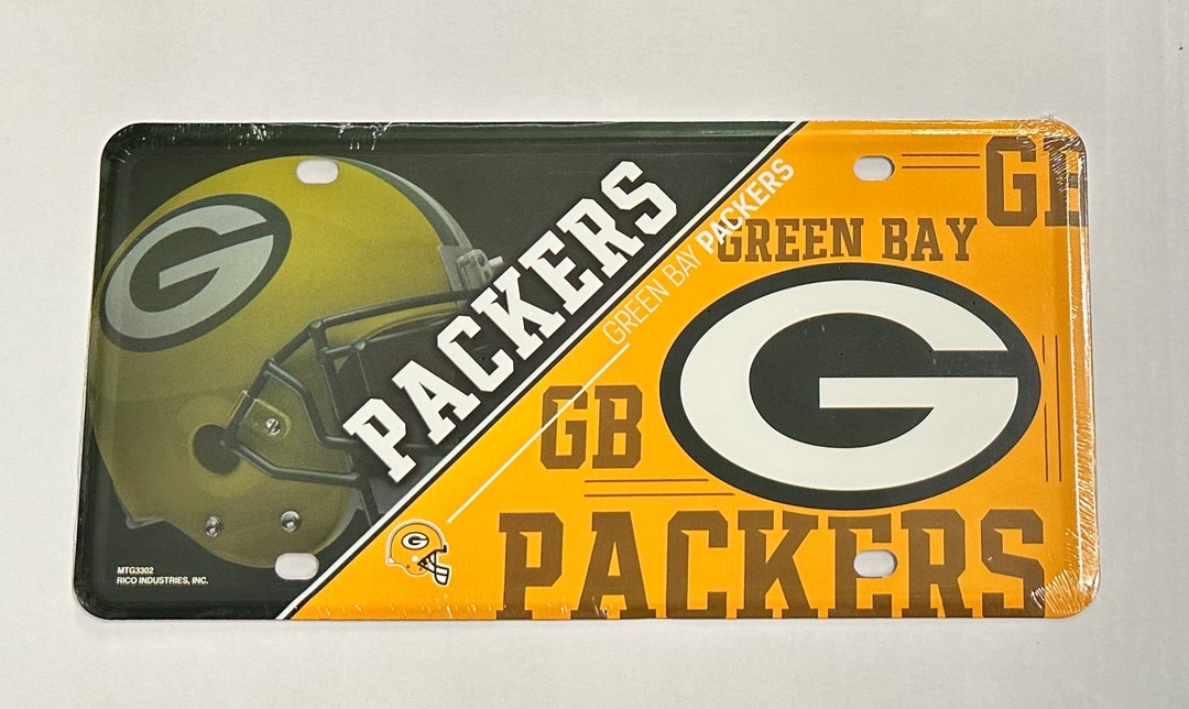 Green Bay Packers NFL Metal Aluminum License Plate - Etsy