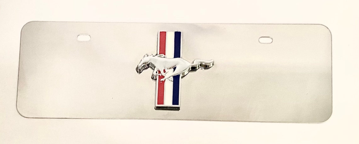 Mustang 3D Chrome Finish Logo Stainless MINI or Aluminum - Etsy