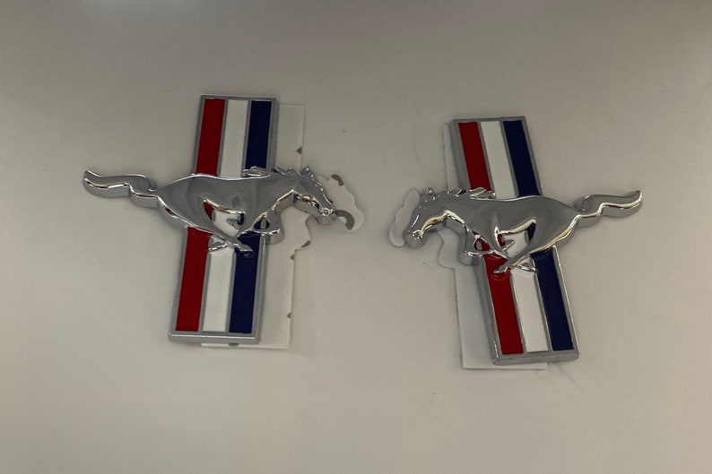 Mustang 3D Chrome Finish Logo Stainless MINI or Aluminum - Etsy