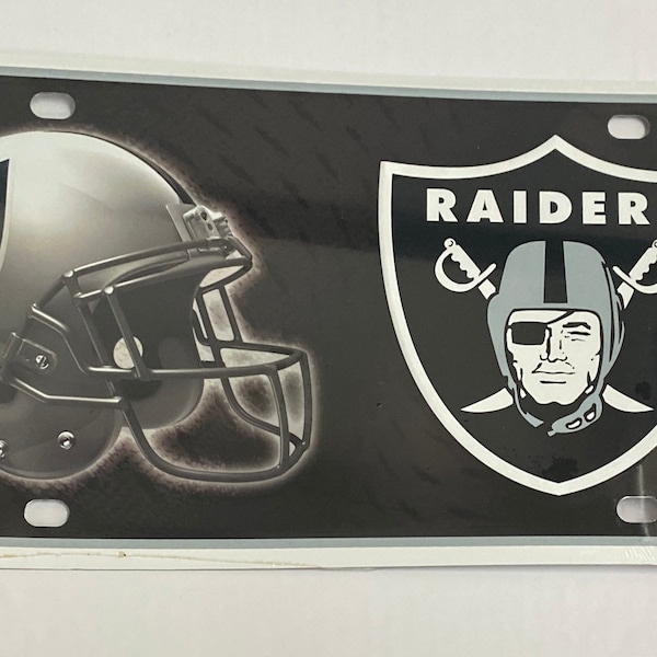 Raiders License Plate Frame - Etsy