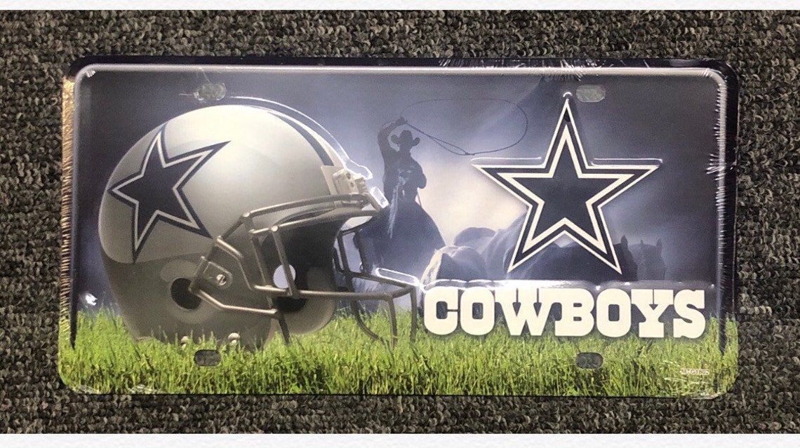 Dallas Cowboys Metal Aluminum License Plate - Etsy