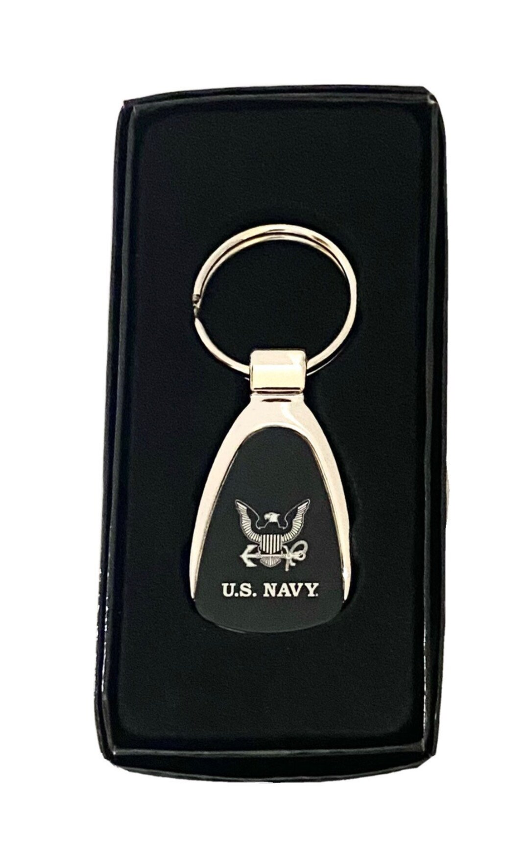 Personalized US Navy Keychain: Engraved Metal Car Logo - Etsy