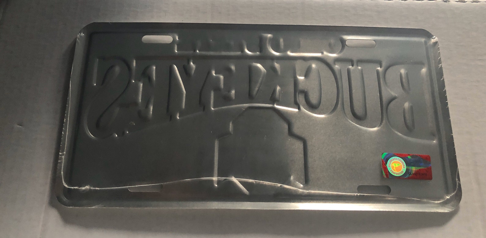 Ohio State Buckeyes Football Team Metal Aluminum Embossed License Plate ...