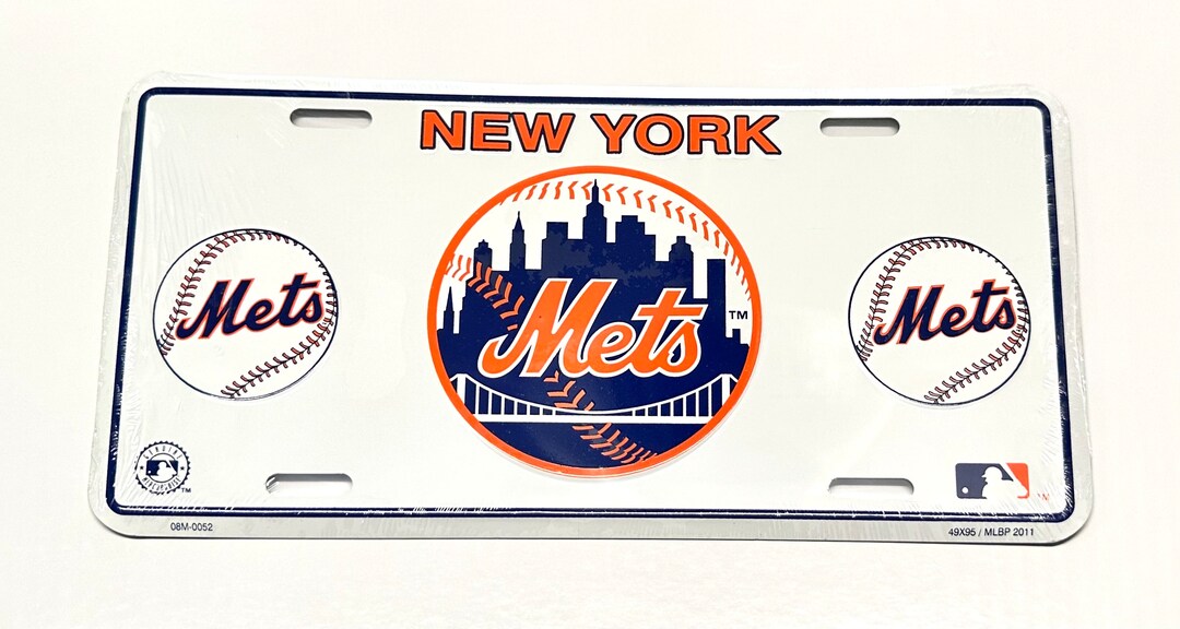 New York Mets Baseball Team Baseball Team Official Metal Aluminum ...