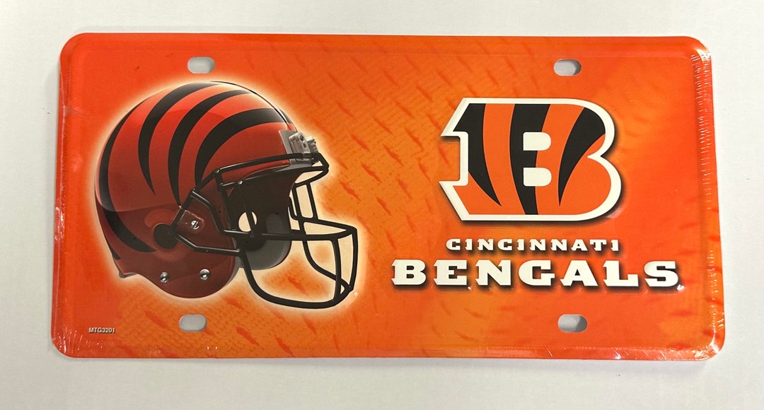 Cincinnati Bengals Metal Aluminum License Plate - Etsy