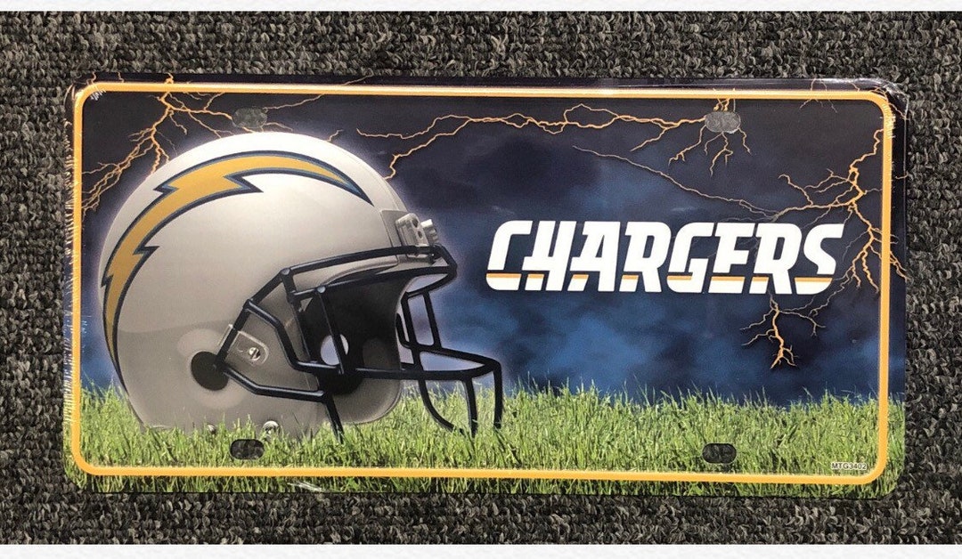 Los Angeles Chargers Metal Aluminum License Plate - Etsy