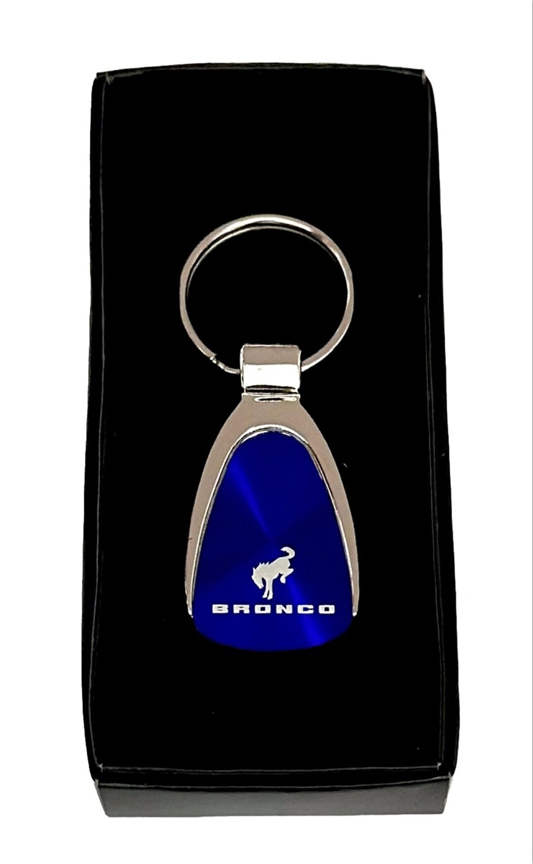 Personalized Ford Bronco Keychain: Chrome Metal, Engraved Gift - Etsy