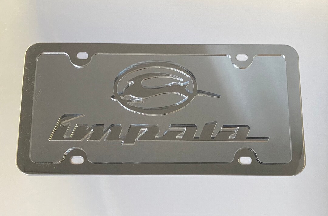 3 D Chevrolet Impala Emblem Badge Acrylic Mirror Logo Word or Cut Out ...