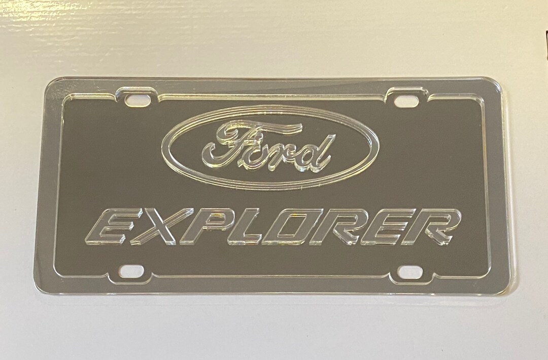 3 D Ford Explorer Emblem Badge Acrylic Mirror Logo Word or Cut Out on ...
