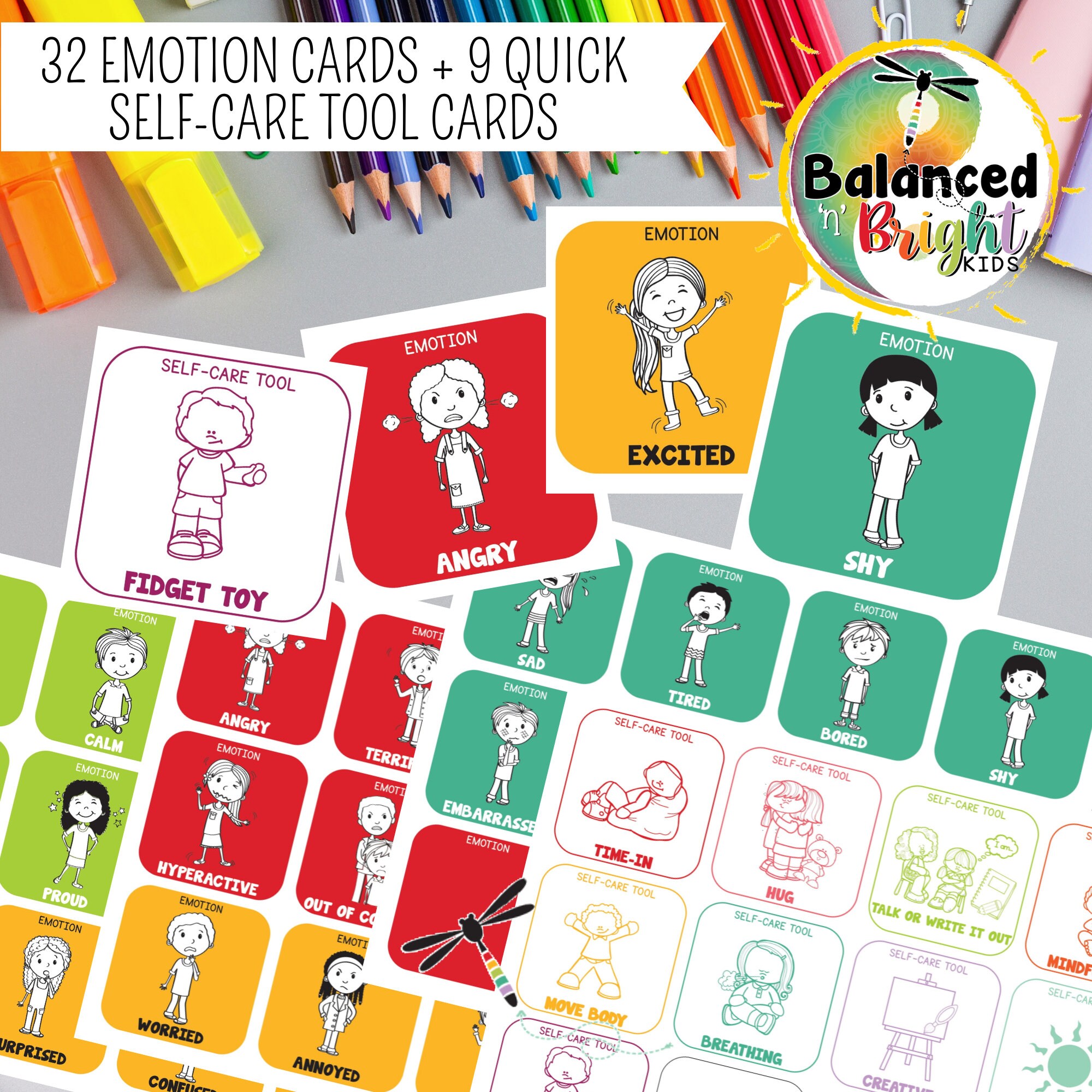 Zones of Emotions Bumper Pack: Self-awareness of Emotions - Etsy UK