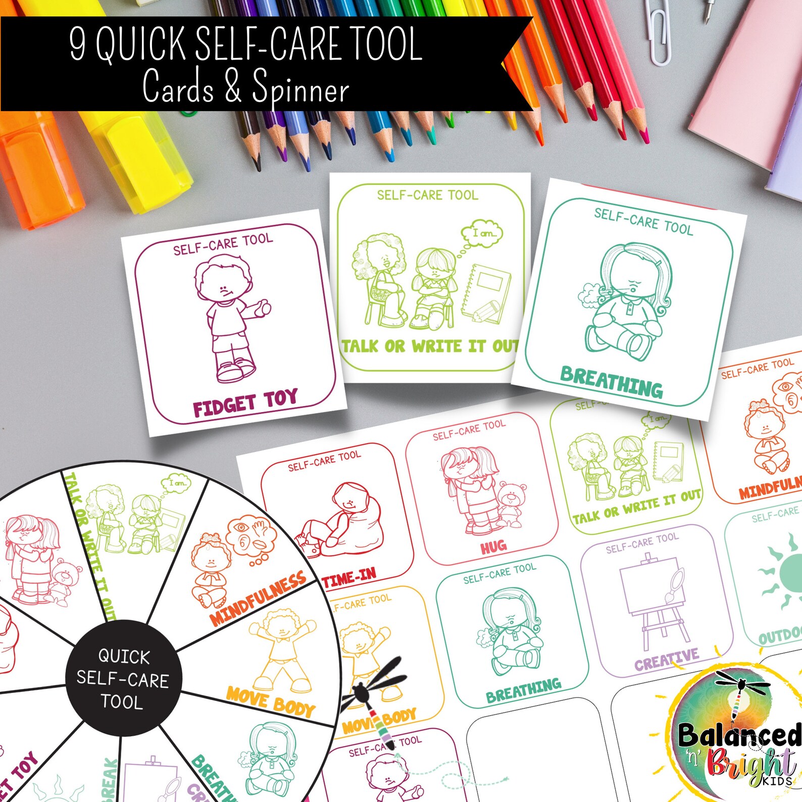 Zones of Emotions Quick Check-in Pack: Self-awareness of Emotions, Self ...