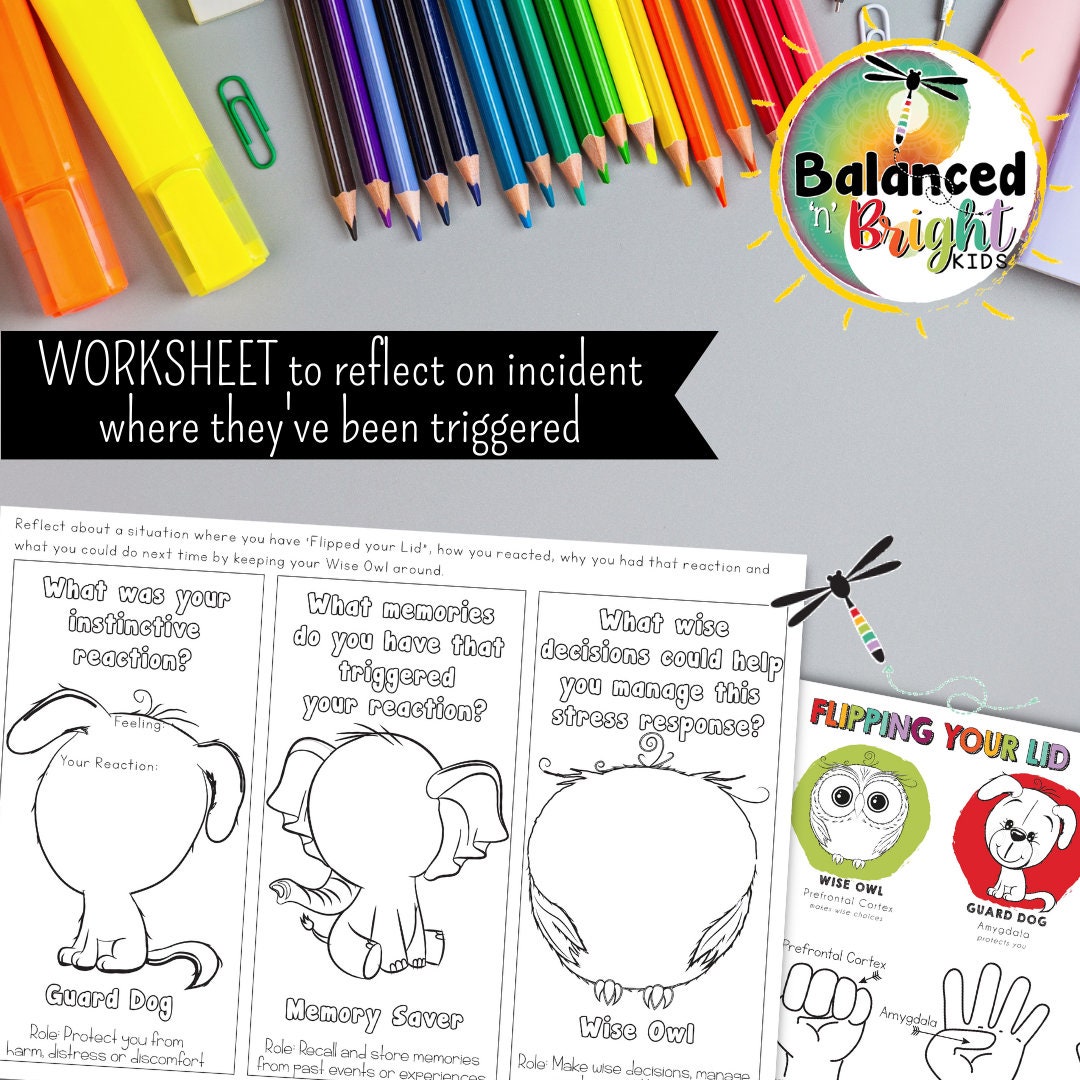 Flipping Your Lid - Stress Response: Classroom Management, Kids, Self ...