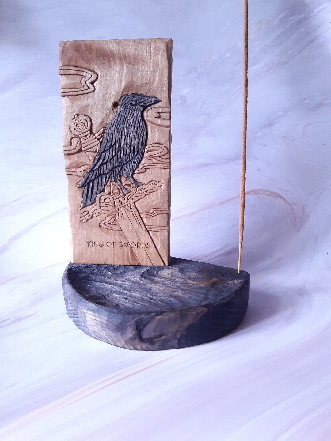 Tarot Altar Decor Tarot Card Holder Backflow Incense Stick - Etsy