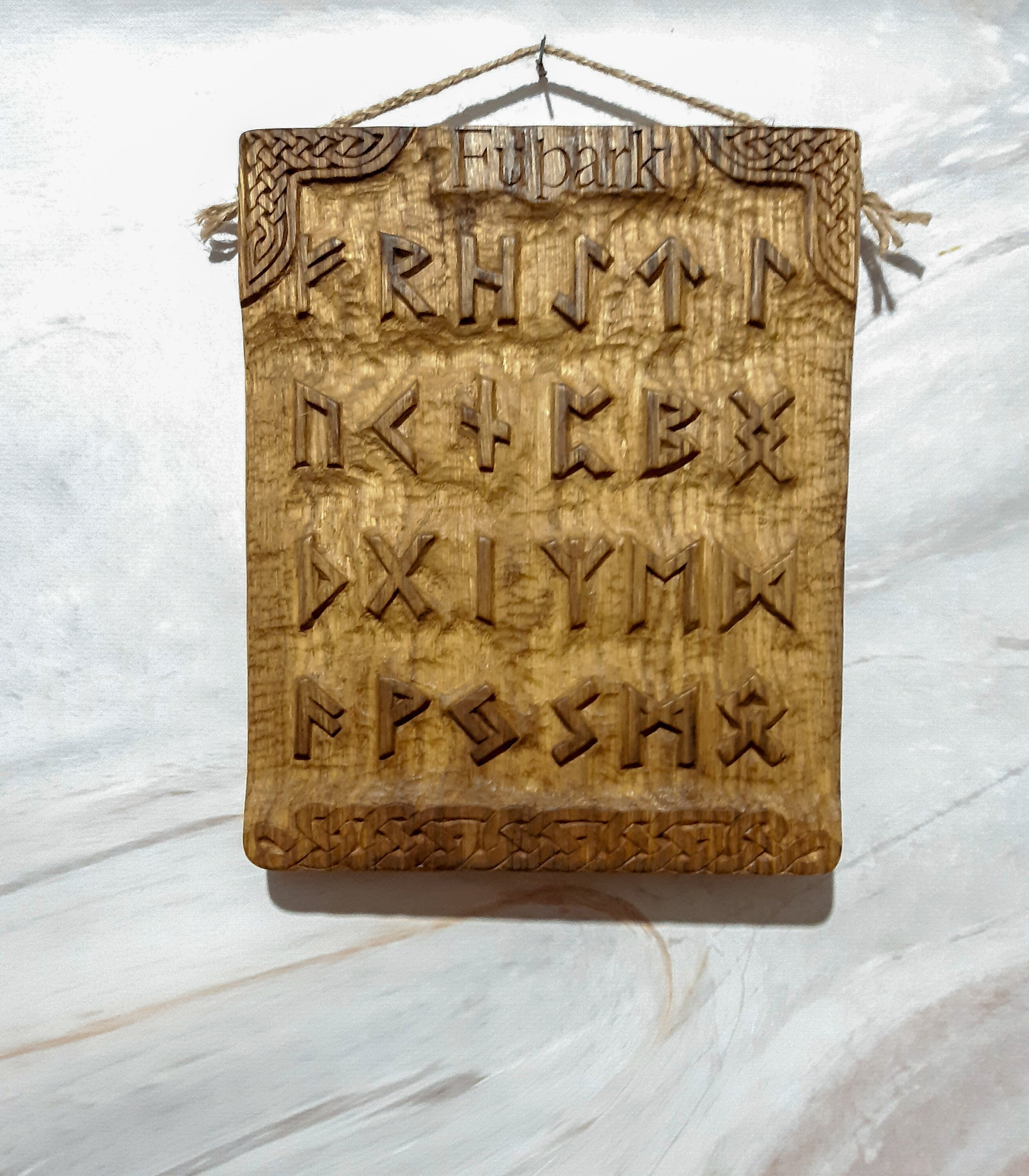 Runes alphabet wall Decor Runes Wood Wall decor solid wood | Etsy