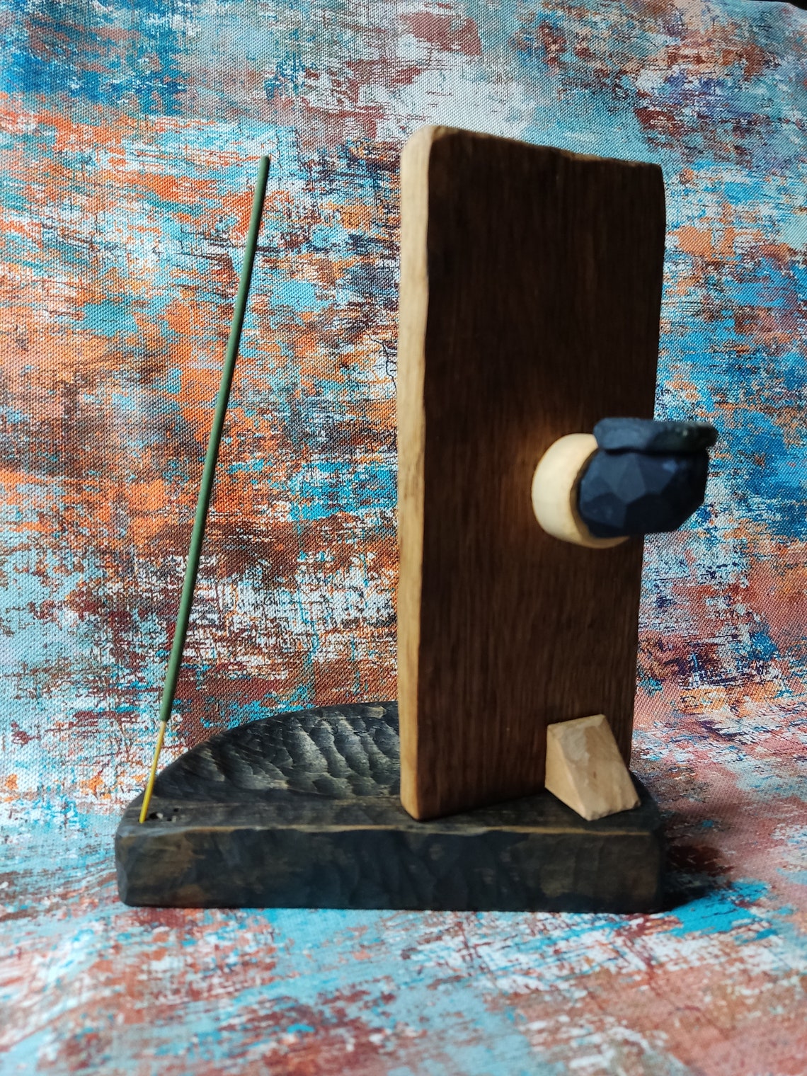 Raven Incense Holder Backflow Burner Valravn Crow Backflow - Etsy